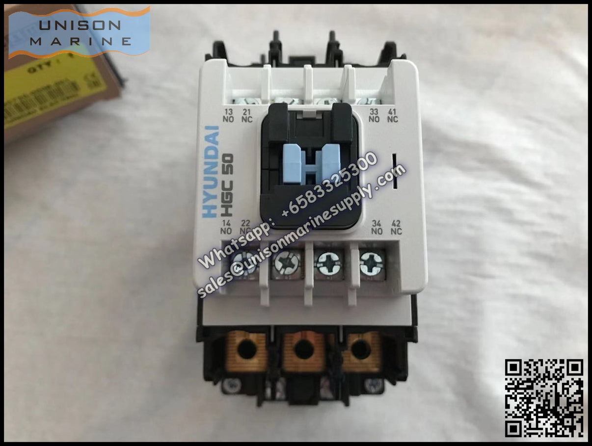 Hyundai Marine Magnetic Contactors HGC50 – Unison Marine Supply