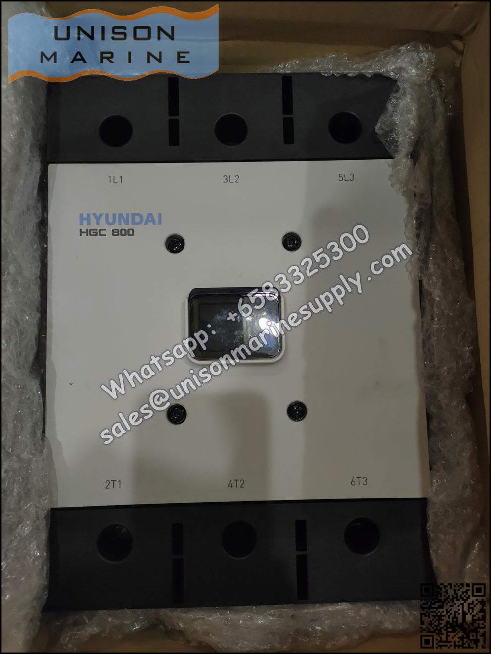 Hyundai Marine Magnetic Contactors HGC800 – Unison Marine Supply
